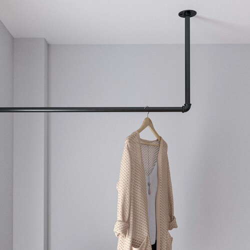 L Shape Corner Clothes Rail Clothes Hanger Wall Mounted Rail - Etsy UK