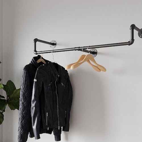 Industrial Pipe Clothes Rail Handmade Urban Industrial Clothes - Etsy