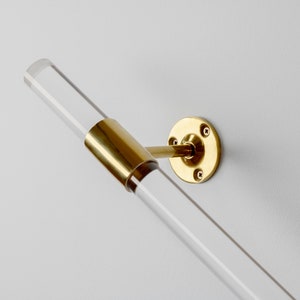 Modern Lucite Handrail - Acrylic Hand Rail - Custom Made in the UK ...