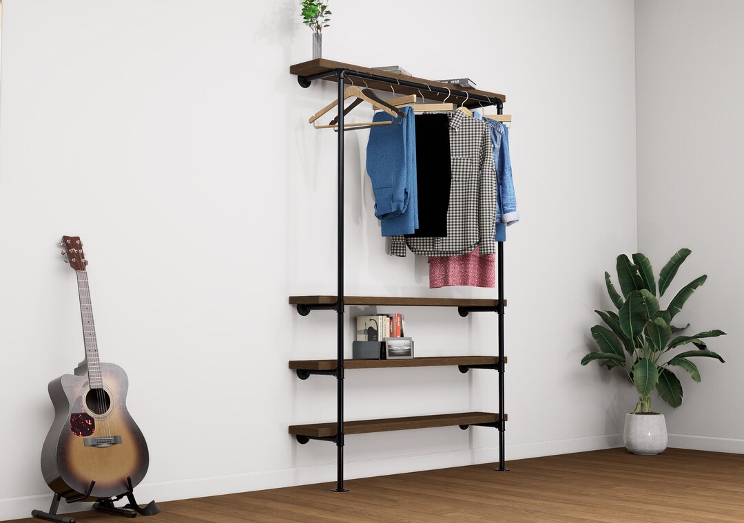 Industrial Pipe Clothing Rack Made to Order – Durable Stylish Clothes ...