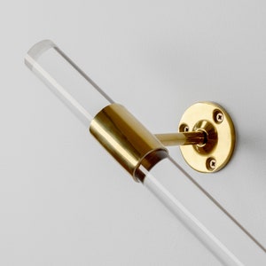 Modern Lucite Handrail - Acrylic Hand Rail - Custom Made in the UK ...