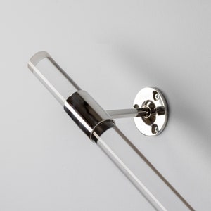 Modern Lucite Handrail - Acrylic Hand Rail - Custom Made in the UK ...