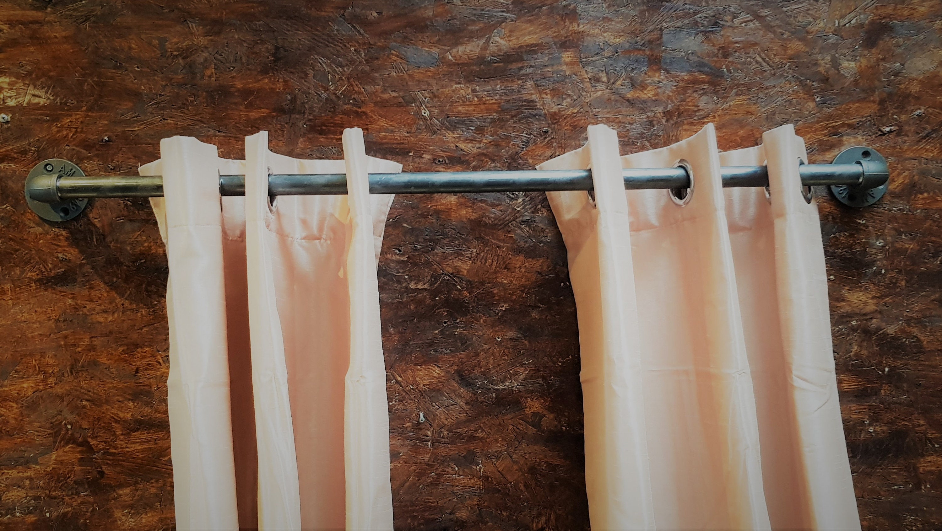 Industrial Pipe Curtain Pole curtain Rail Industrial curtain | Etsy