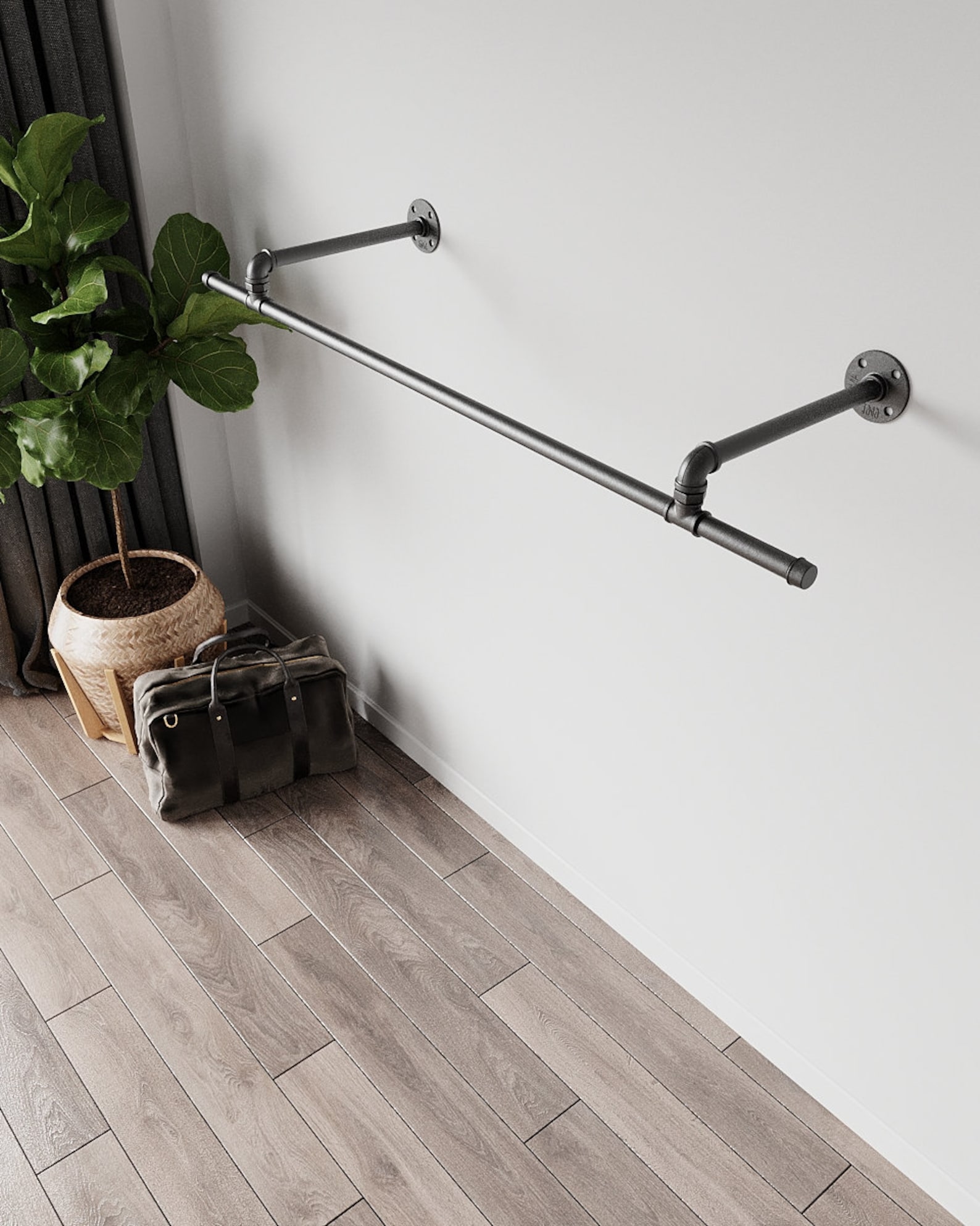 Industrial Pipe Clothes Rail Handmade Urban Industrial Clothes - Etsy