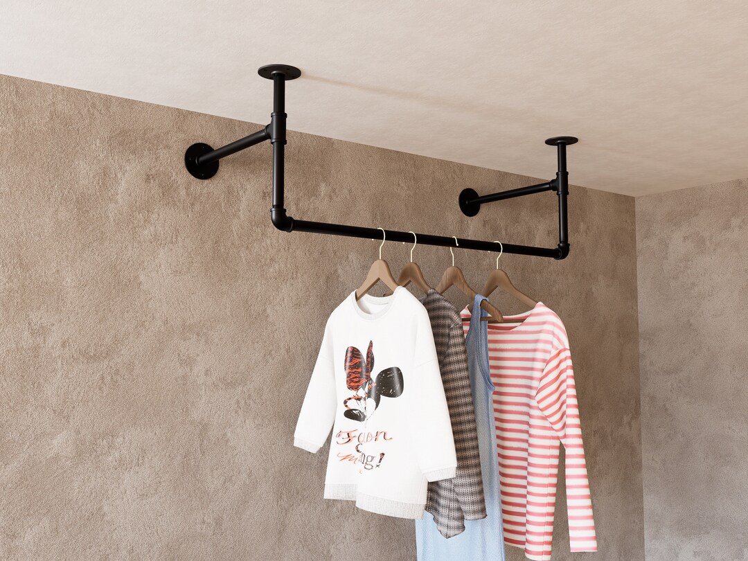 Handmade Industrial Drying Rack - Rustic Plumbing Pipe Design - Laundry ...
