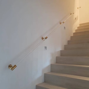 Lucite Handrail With Modern Look Hand Rail Acrylic Custom Made in the ...