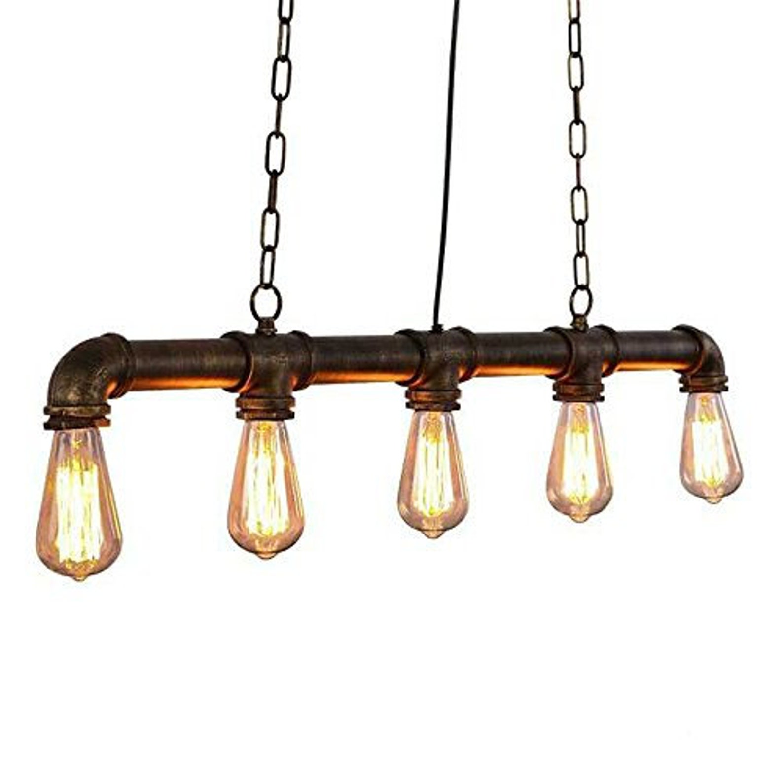 Industrial Steampunk Ceiling Pendant Lamp 5 Lights Metal Water - Etsy