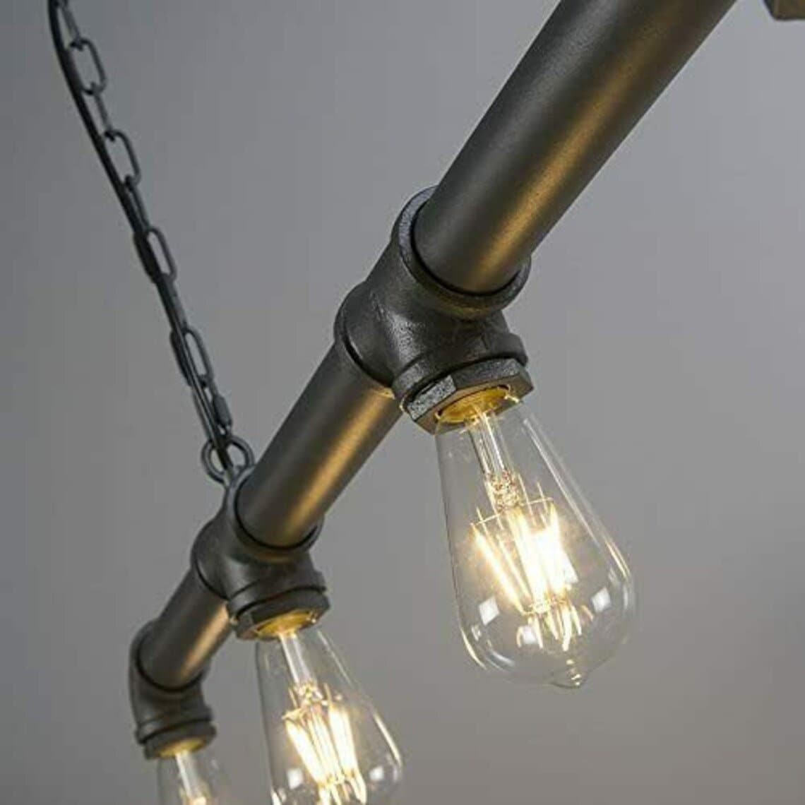 Industrial Steampunk Ceiling Pendant Lamp 5 Lights Metal Water - Etsy UK