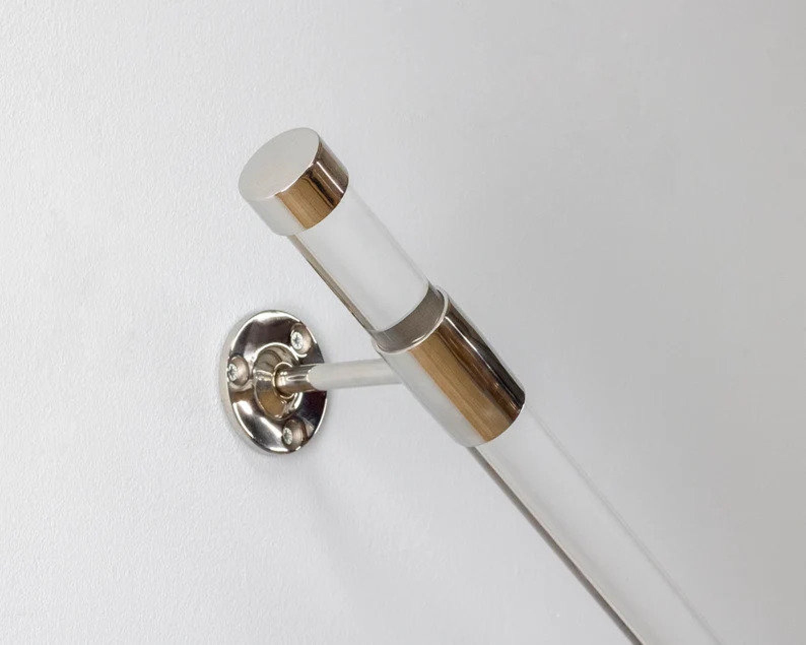 Lucite Handrail With Modern Look Hand Rail Acrylic Custom Made in the ...
