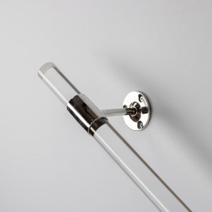 Modern Lucite Handrail - Acrylic Hand Rail - Custom Made in the UK ...