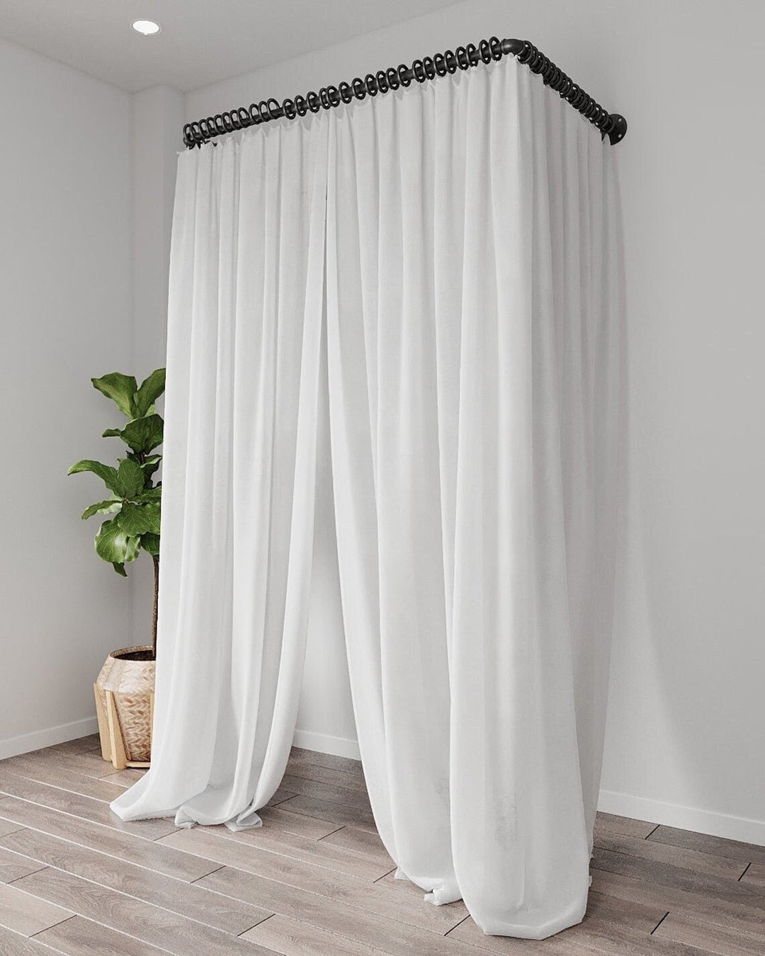 Retail Dressing Room Curtain Rail - Clothing Store Fitting Room Door ...