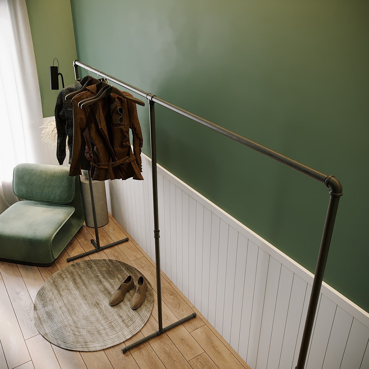 Collapsible Free Standing Clothes Rack Clothing Rack Retail - Etsy