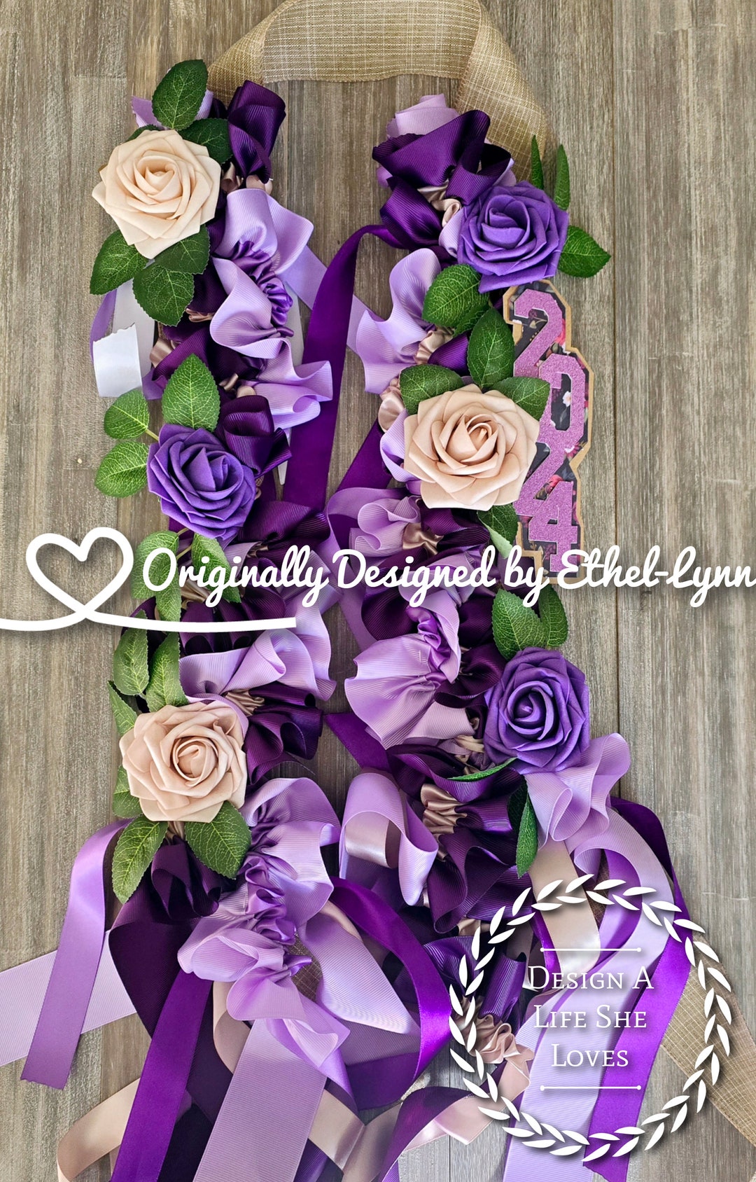 Hanohano honor & Respect Graduation/celebration Rose Hawaiian Ribbon ...