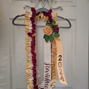 Ribbon Graduation/celebration Two Lei in One - Etsy