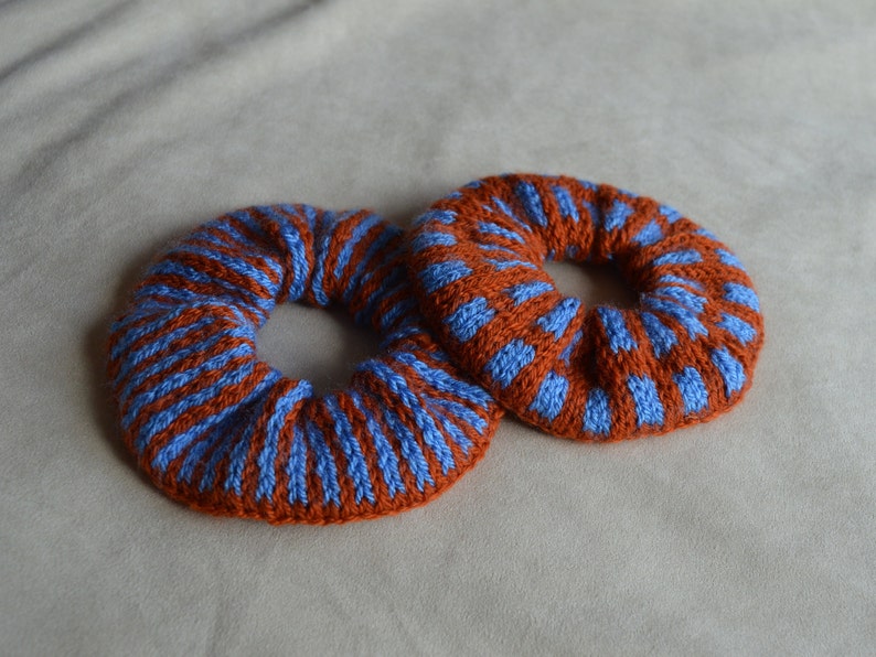 Knitted Pattern Scrunchies - Etsy UK