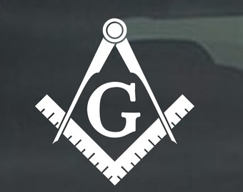 Masonic Window Decal - Etsy