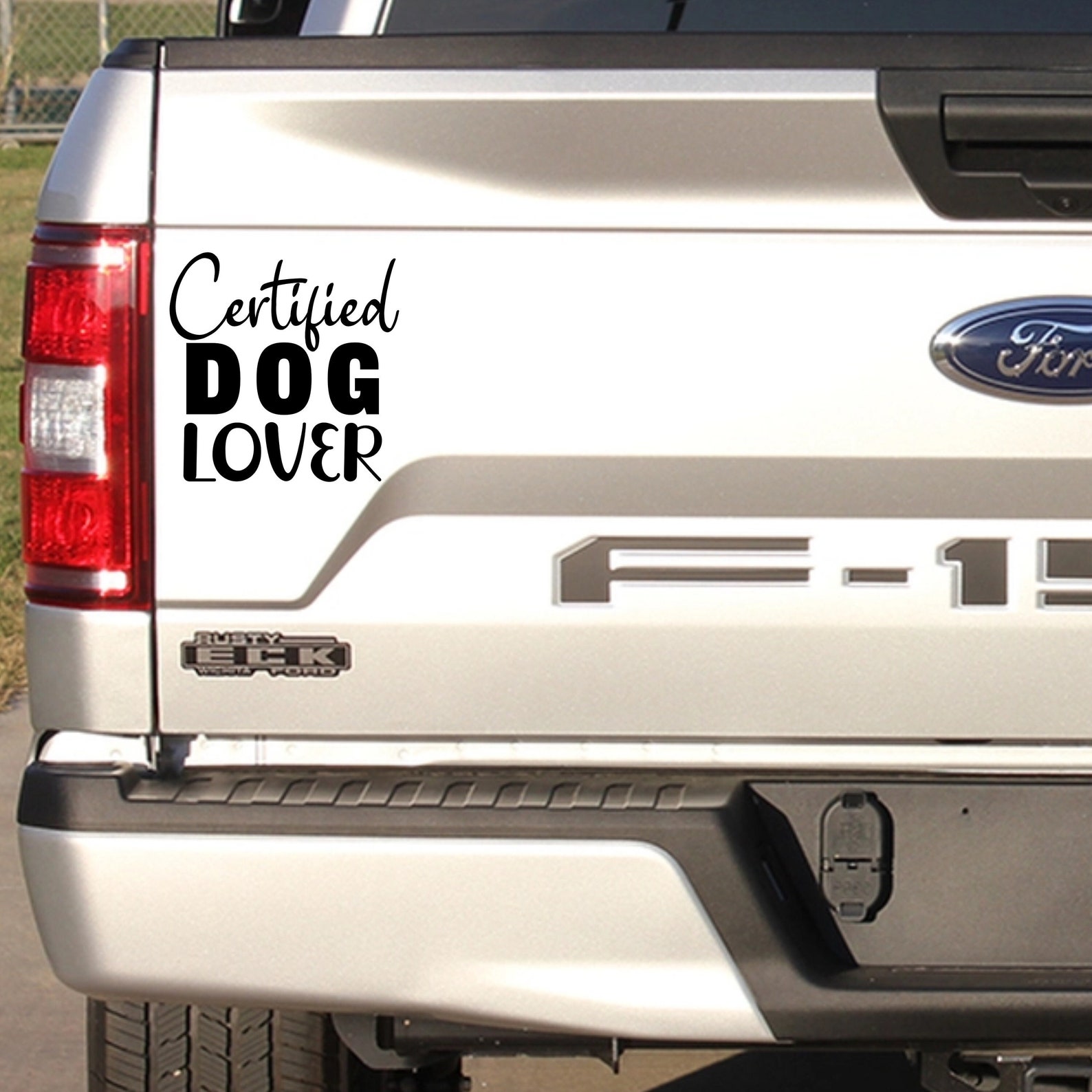Certified Dog Lover Decal Car Window Laptop Tumblerjdm Stickers 22 ...