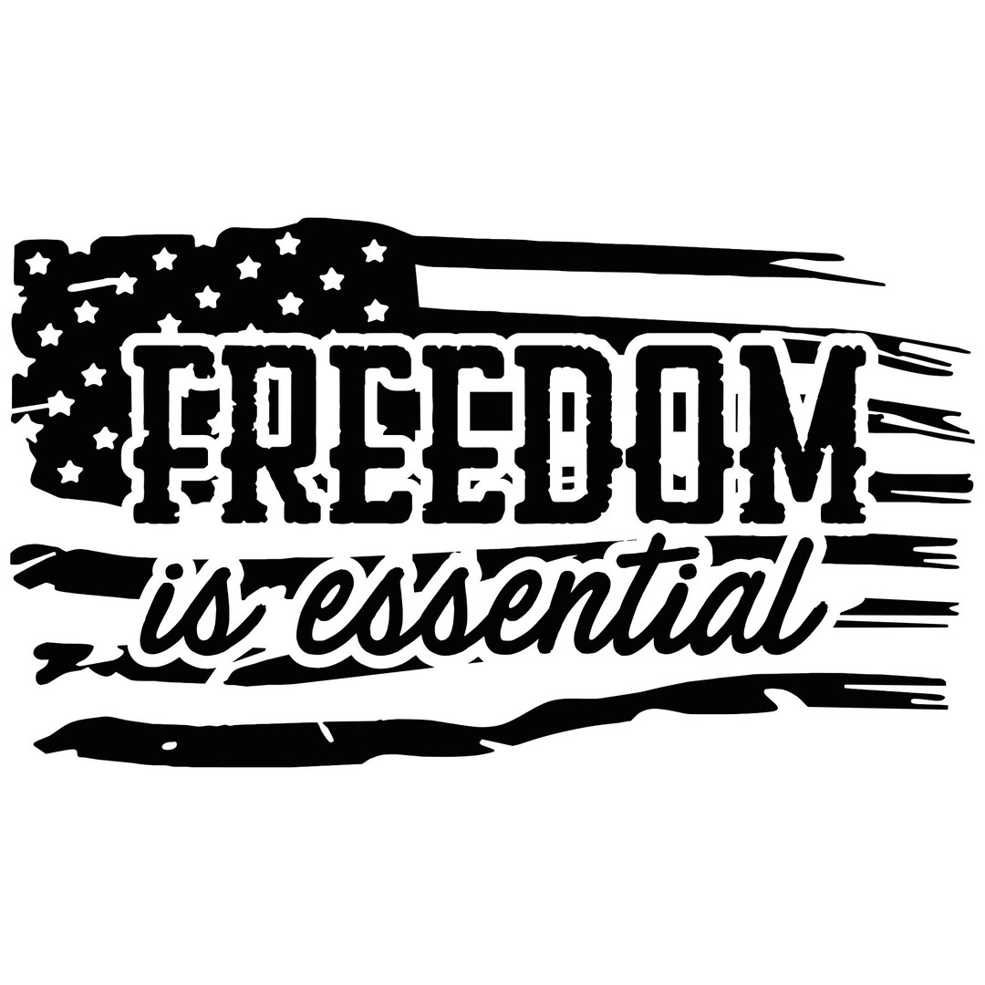 Freedom is Essential Flag Vinyl Decal, JDM Car Sticker - Etsy