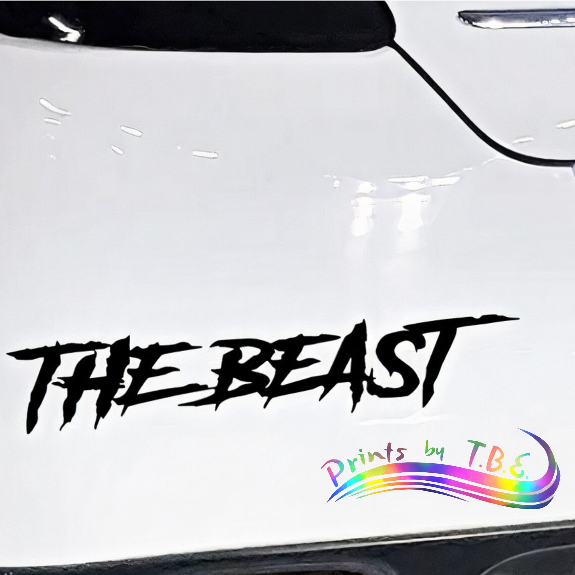 The Beast Car Decal Sticker Car Laptop Wall JDM Window Bumper ...
