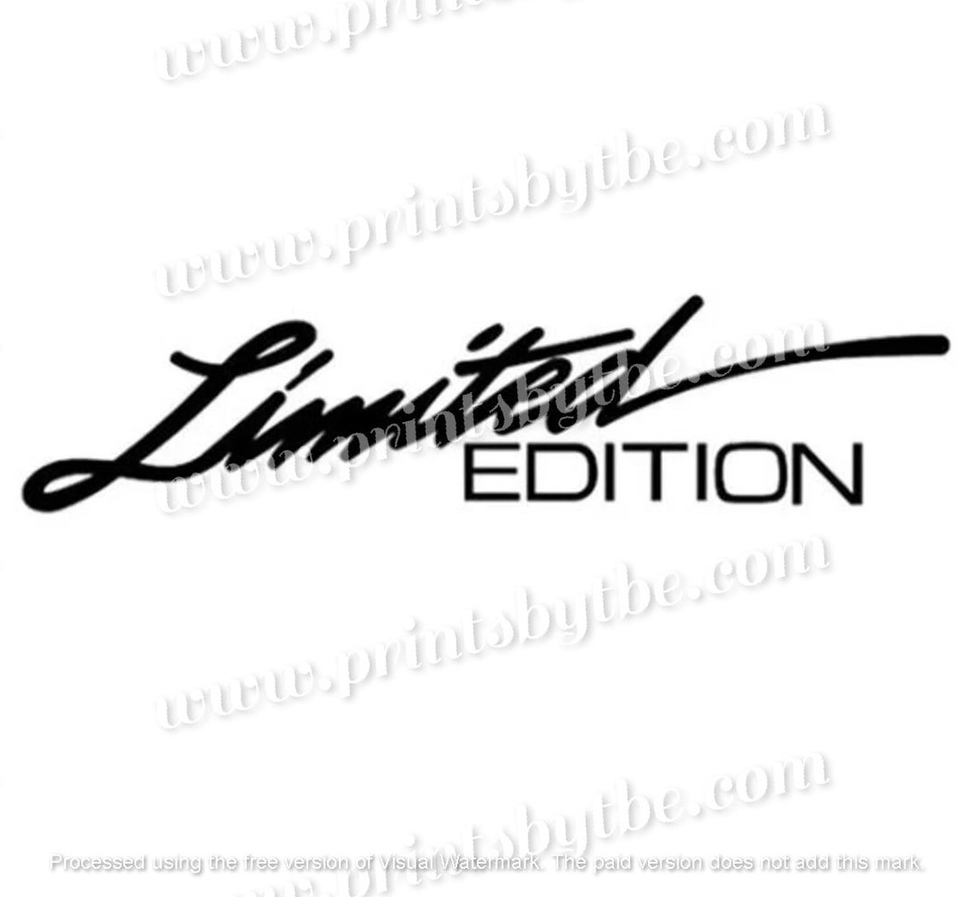LIMITED EDITION Decal Vinyl Graphic Car Truck Window Sticker Car JDM ...
