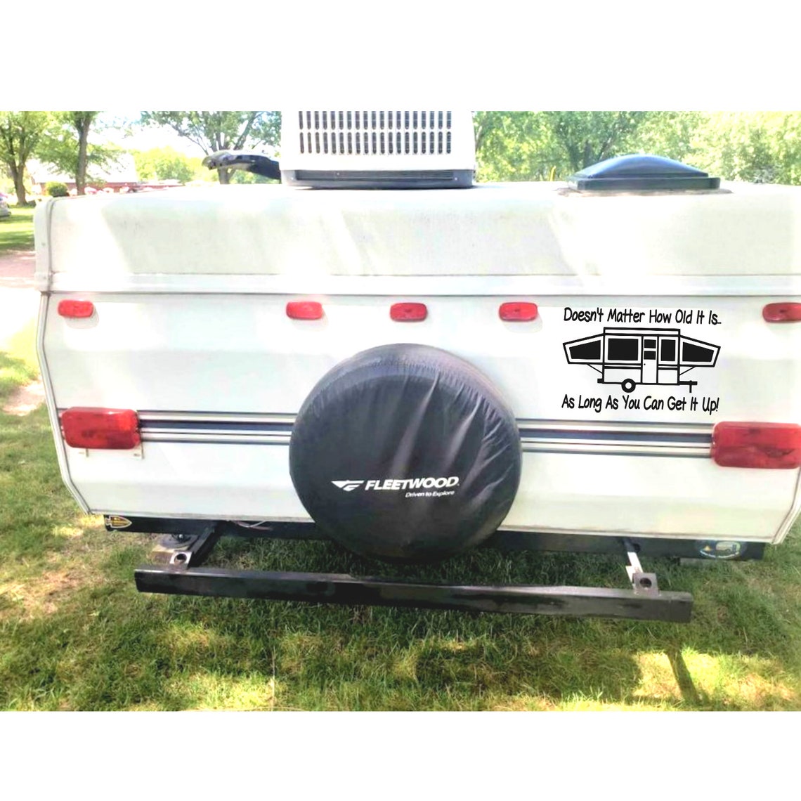 Adventurous Pop up Camper Decal Sticker Vinyl Outdoor Travel - Etsy