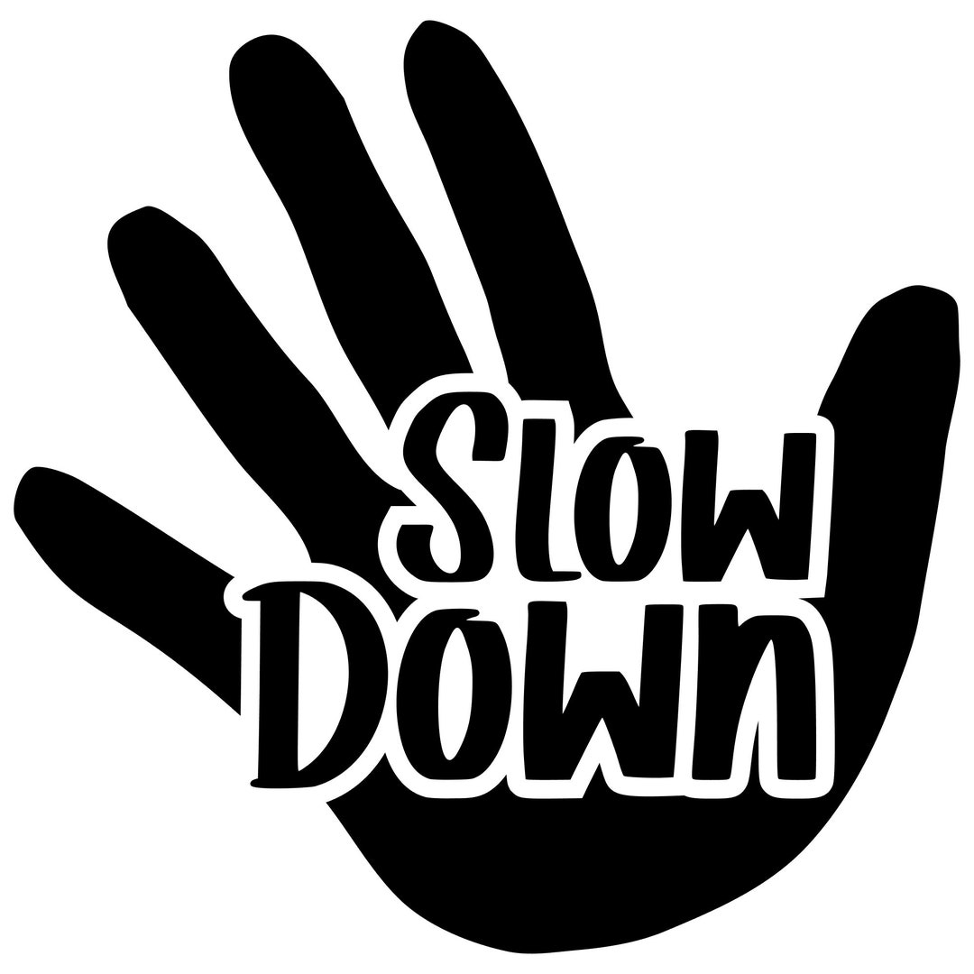 Slow Down Hand Decal Caution Sign Car Laptop Window Driving Walk JDM ...