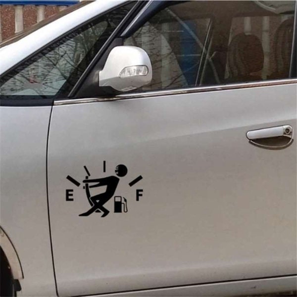 Empty Fuel Gas Gage Decal Truck Car Motorcycle RV Window Vinyl ...