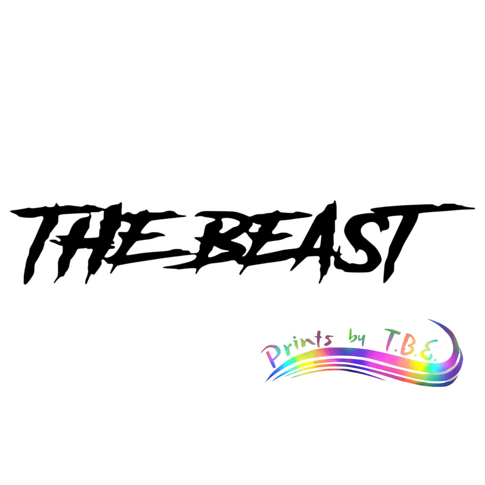 The Beast Car Decal Sticker Car Laptop Wall JDM Window Bumper ...