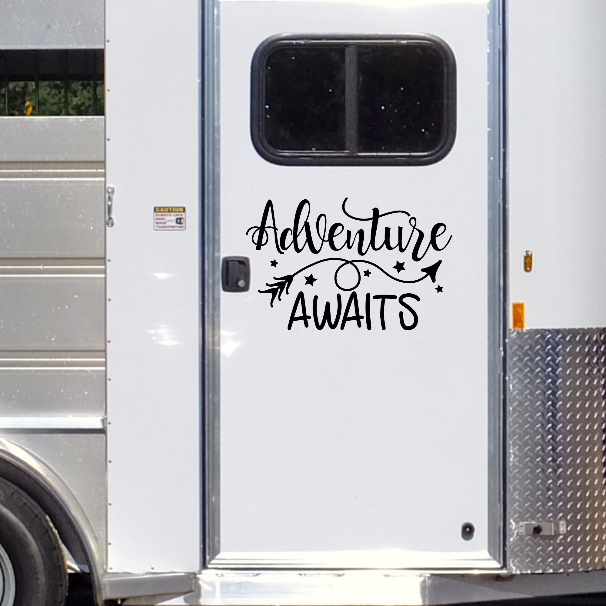 Adventure Awaits Decal RV Truck Camper Car Truck Wall Art - Etsy