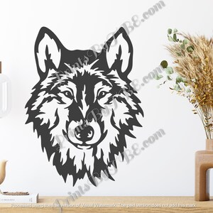 Wolf Head Vinyl Decal Stickers Wolves Tumbler Car Laptop Window Wall ...