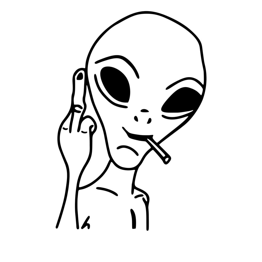 Funny Alien Middle Finger Decal - Car, Laptop, Wall Art - Etsy