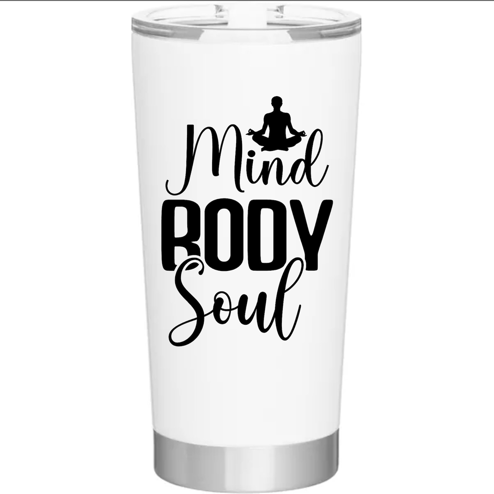 Yoga Mind Body Soul Decal - Waterproof Vinyl Sticker - Etsy