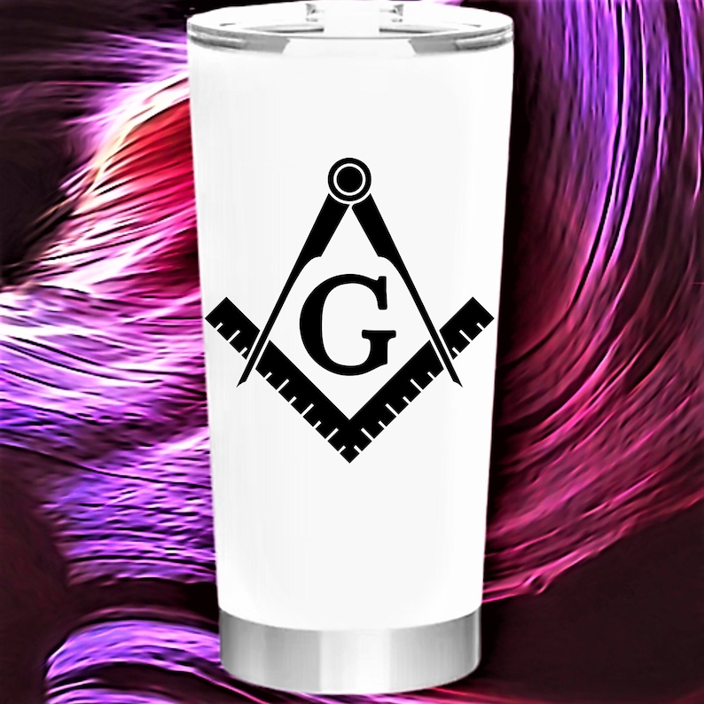 Masonic Freemason Decal Stickers Square and Compass Tumbler Car Truck ...