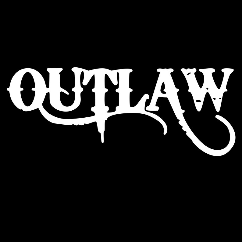 OUTLAW Decal Sticker Car Tumbler Window Truck Motorcycle Laptop JDM ...