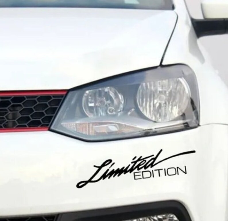 LIMITED EDITION Decal Vinyl Graphic Car Truck Window Sticker - Etsy