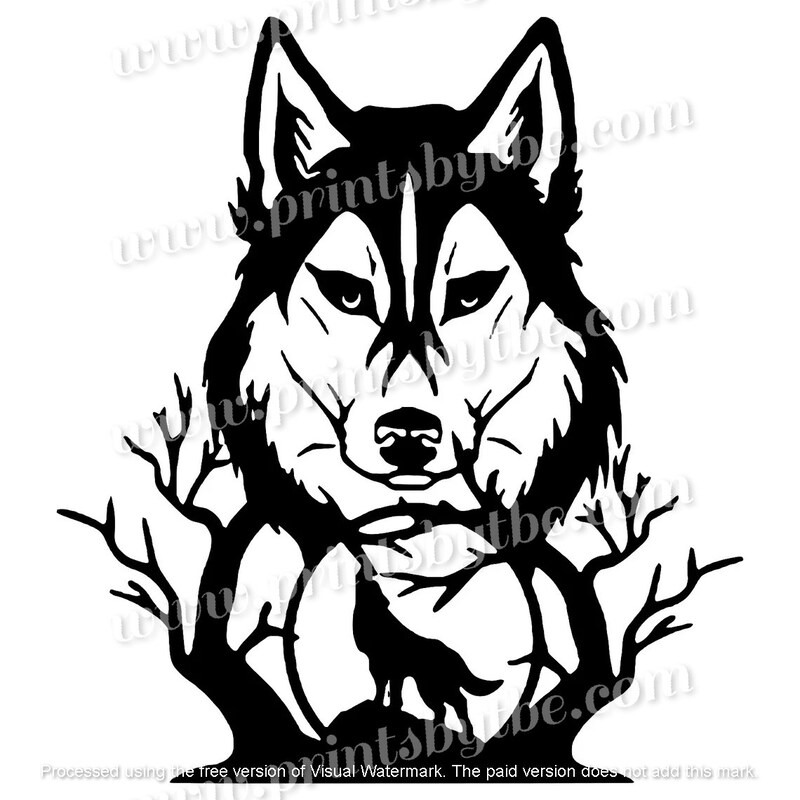 Wolf Wall Decal - Etsy