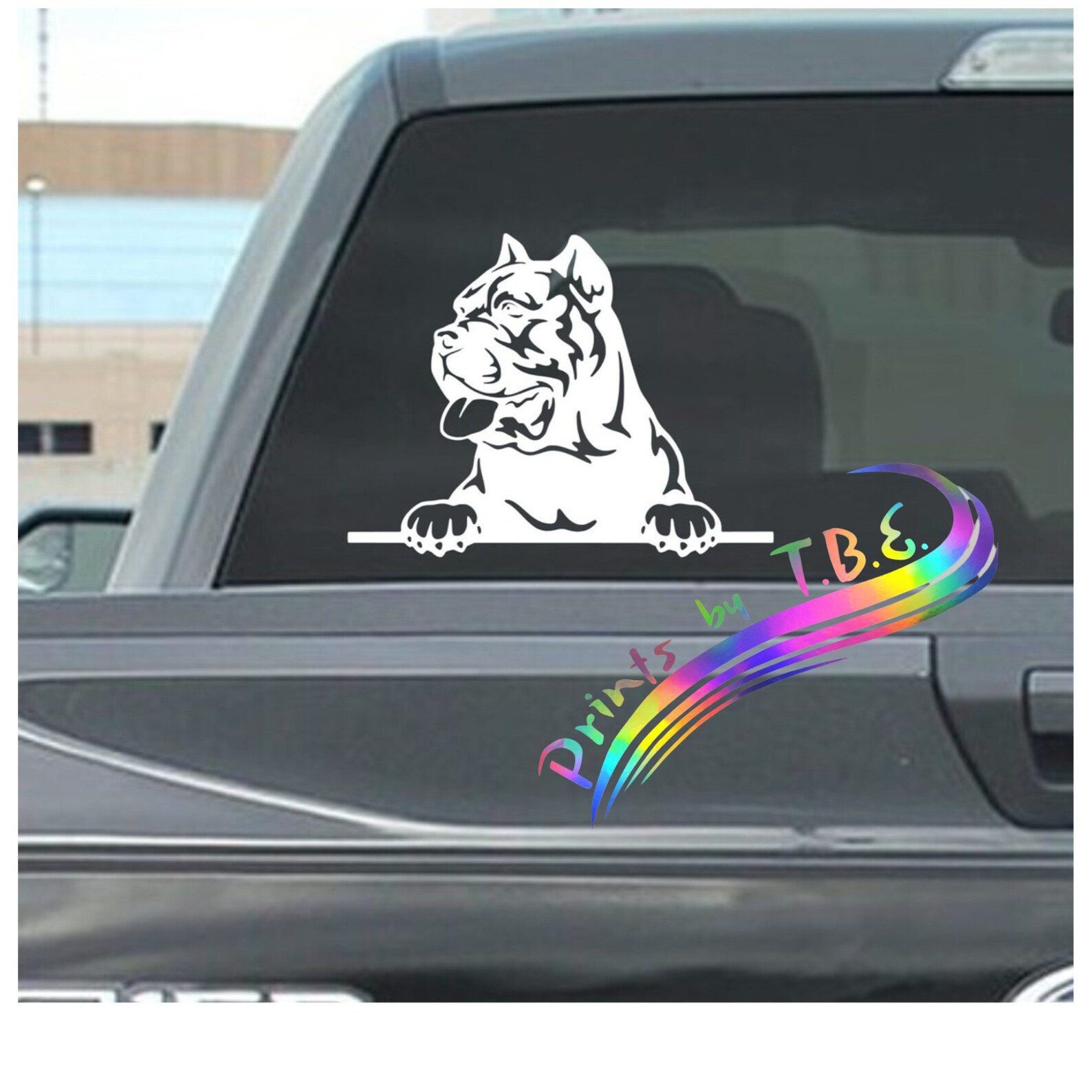 Peeking Cane Corso Dog Decal Tumbler Truck Car Window Laptop Hydro ...