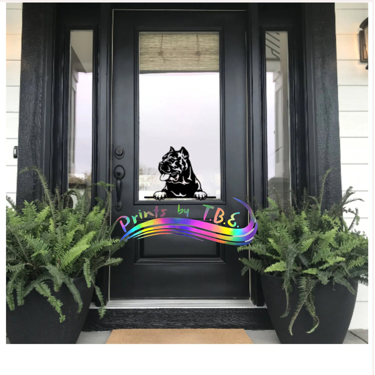 Peeking Cane Corso Dog Decal Tumbler Truck Car Window Laptop Hydro ...