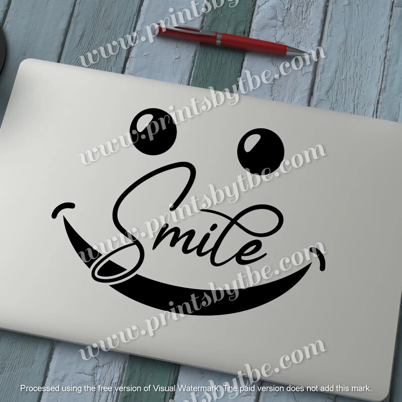 Smile Smiley Decal Sticker Car Tumbler JDM Tumbler Laptop Window Funny ...