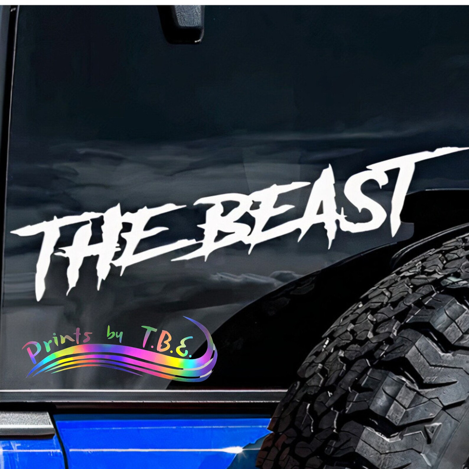The Beast Car Decal Sticker Car Laptop Wall JDM Window Bumper ...