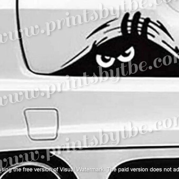 Peeking Monster - Etsy