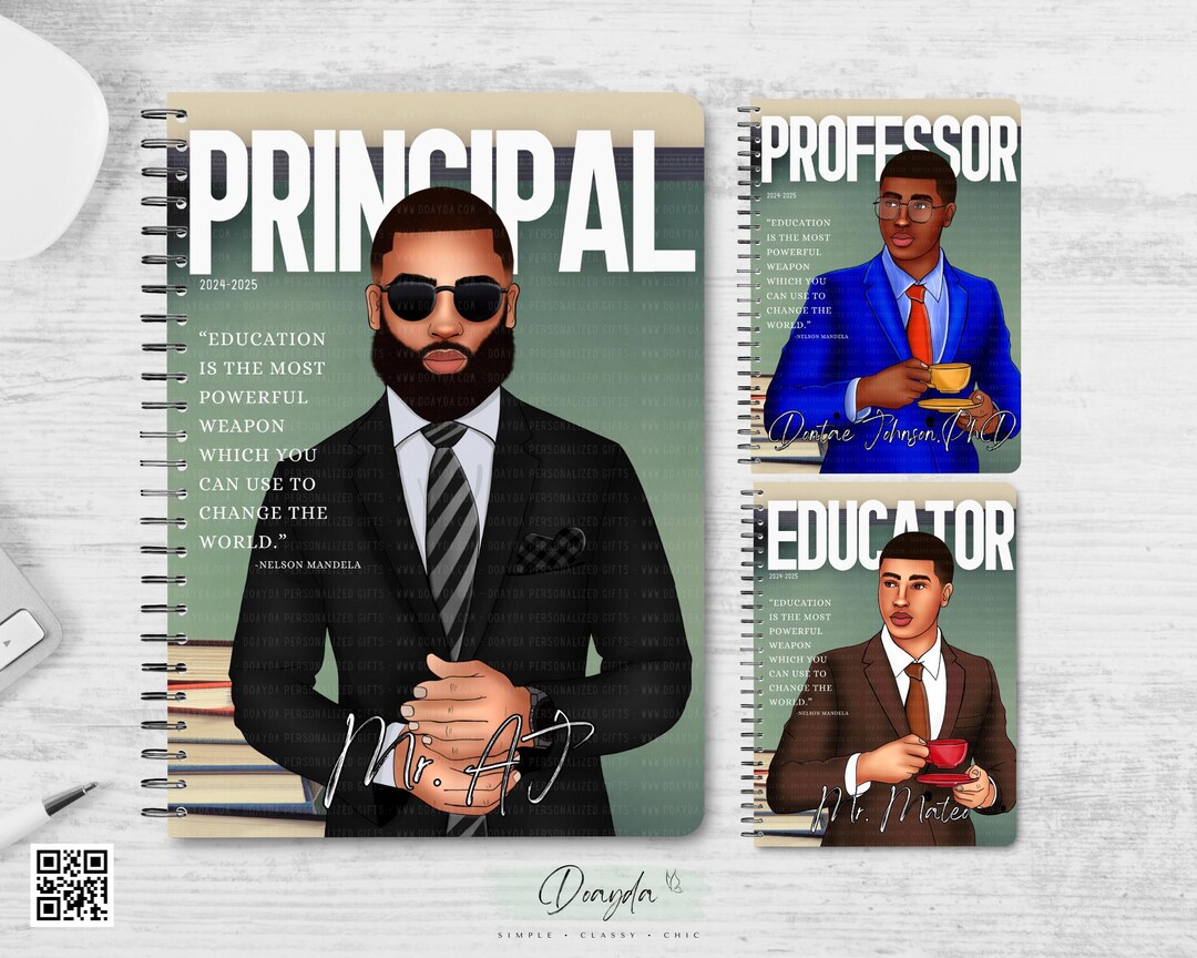 Personalized Educator Notebook | Principal, Professor, Teacher Gift - Etsy