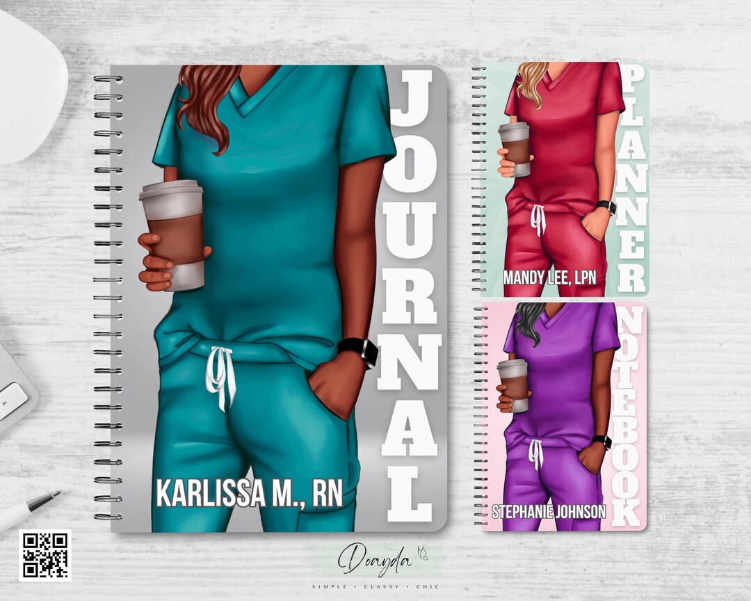 Personalized Nurse Planner | Healthcare Gift, Doayda Notebook - Etsy