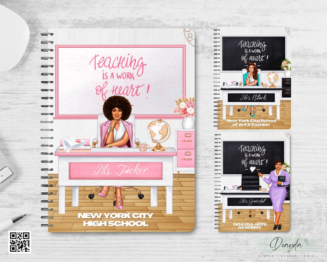 The Teacher Collection | the Original Planner Notebook | Personalized ...