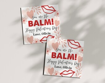 Chapstick Valentine Printable - Etsy