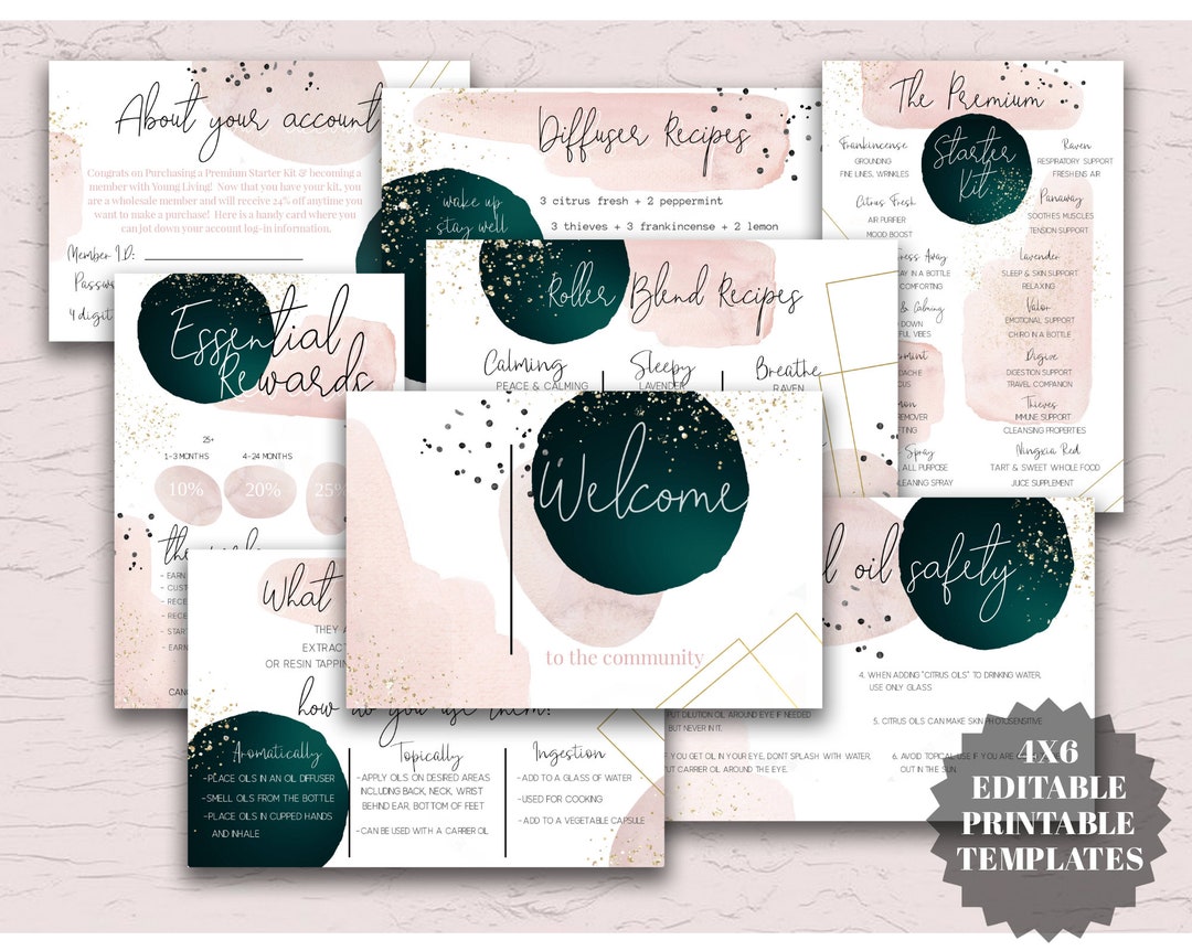 New Member Welcome Packet, Welcome Kit, Welcome Bundle Abstract Welcome ...