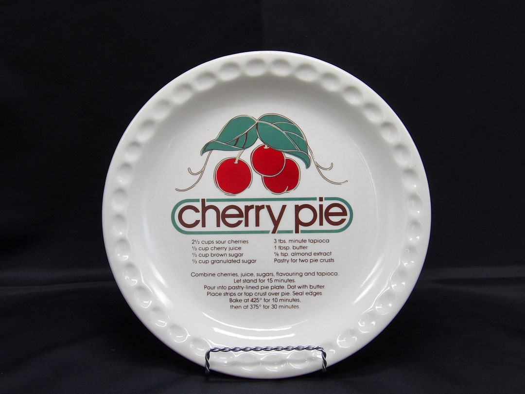Pie Recipe-pie Plate Recipe Pie Dish - Etsy