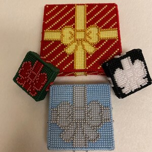 3D Beaded Gift Box Cross Stitch Pattern - Etsy