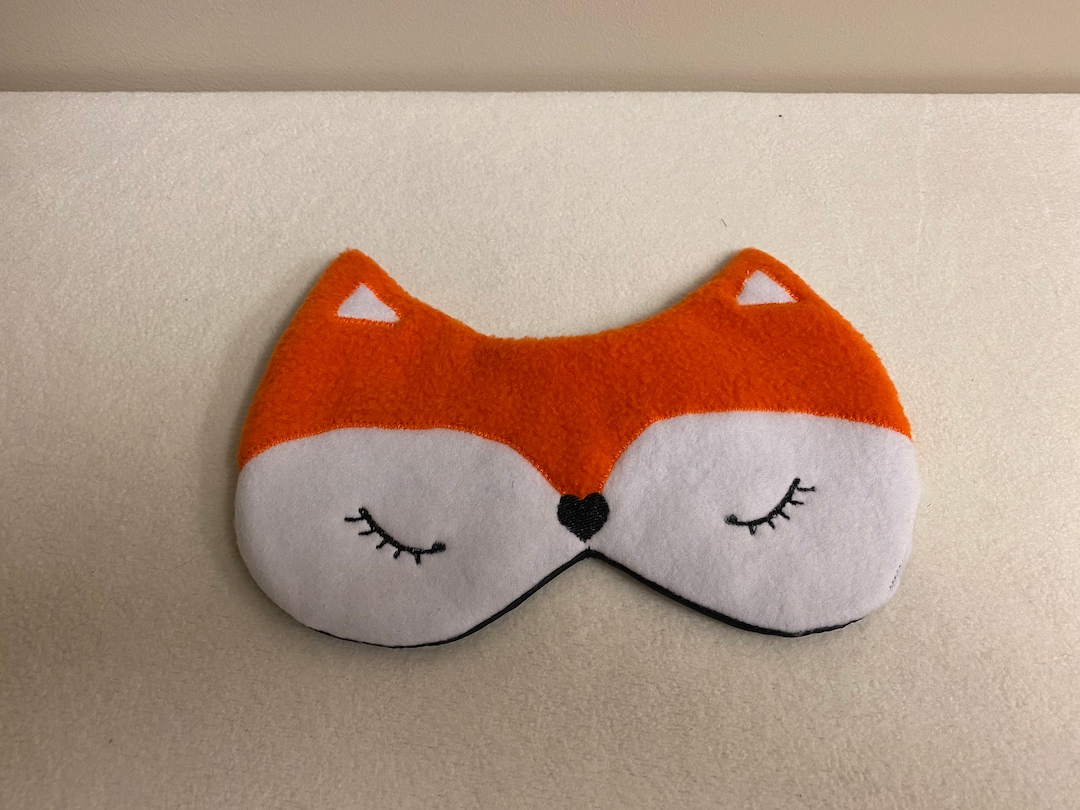 Fox Sleep Mask Eye Mask Adjustable Elastic - Etsy.de