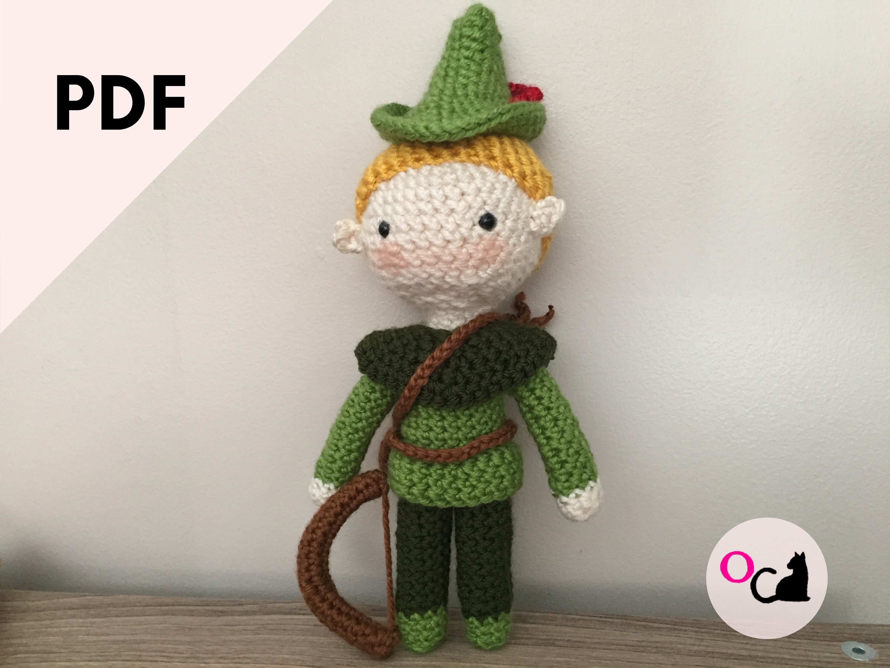 Robin Hood Crochet Doll Pattern | Etsy